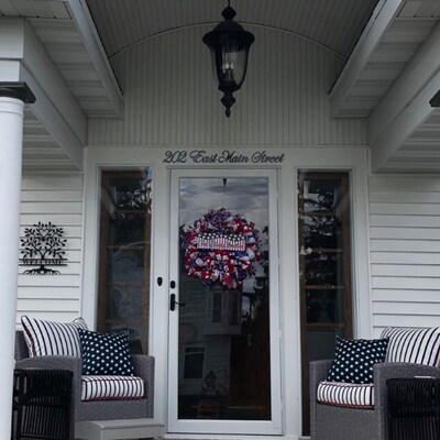 Script Address Sign ,script House Numbers, Custom House Numbers Sign ...