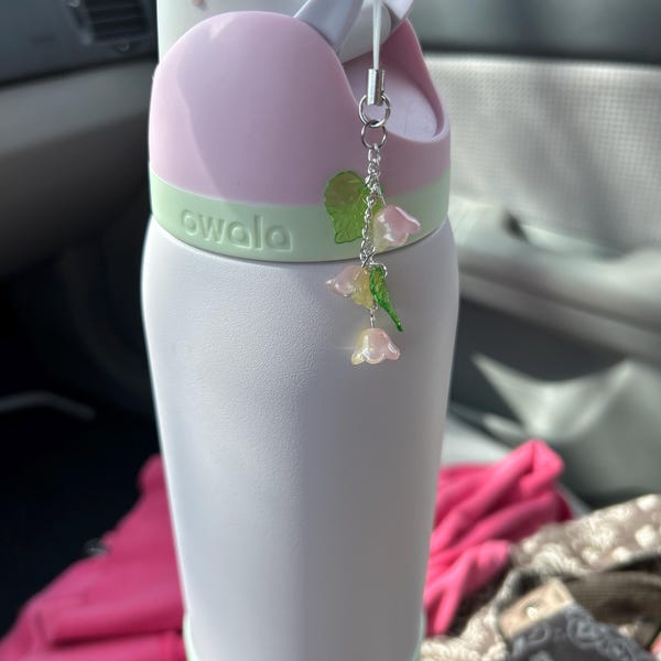 Lily of the Valley Phone Charm | Bag Charm, Keychain | Floral ...