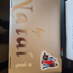 Laptop Stickers Laptop Decal Computer Decal Name Laptop Decal Laptop ...