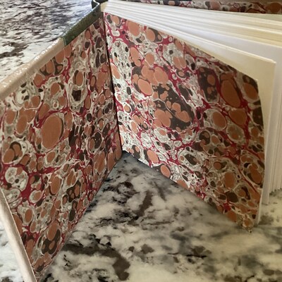 Hand Marbled Paper for Restoration and Bookbinding 48x67cm 19x26in ...