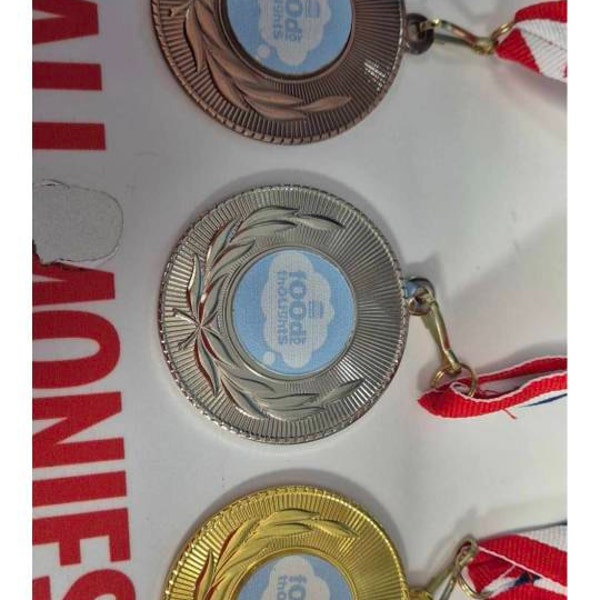 Personalised Medal Any Sport/occasion, Gold Medal Silver Bronze, Metal ...