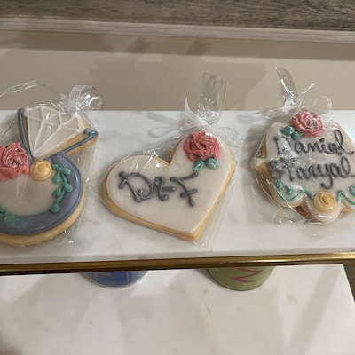 One Dozen Gender Neutral Baby Shower Cookies Green and Gold Bottle ...