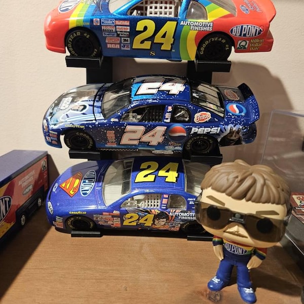 1:24 Diecast Three Tier Angled Display Stand 3D Printed Fits Three Cars ...