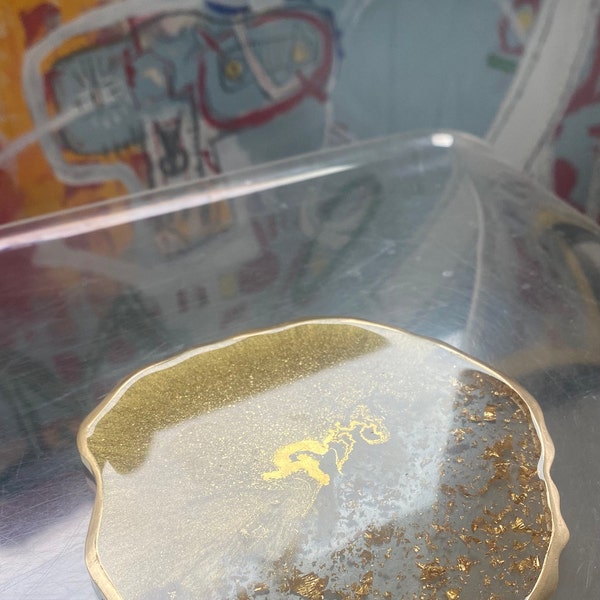 Brass Bullet Casing Lucite Acrylic Trinket Dish, Catch All Tray. Great ...