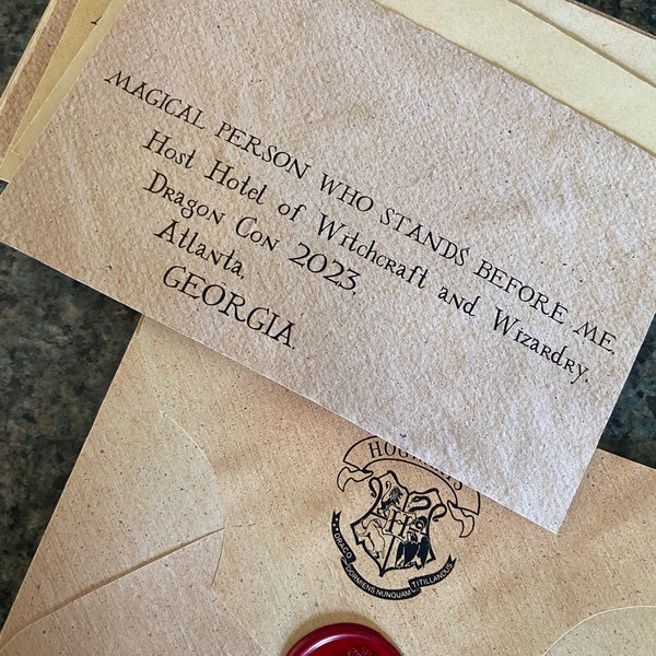 PERSONALIZED Wizards Acceptance Letter Banner - Etsy