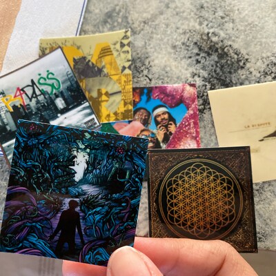 Custom Album Cover Sticker Pack Albums of Your Choice Gift for Music ...