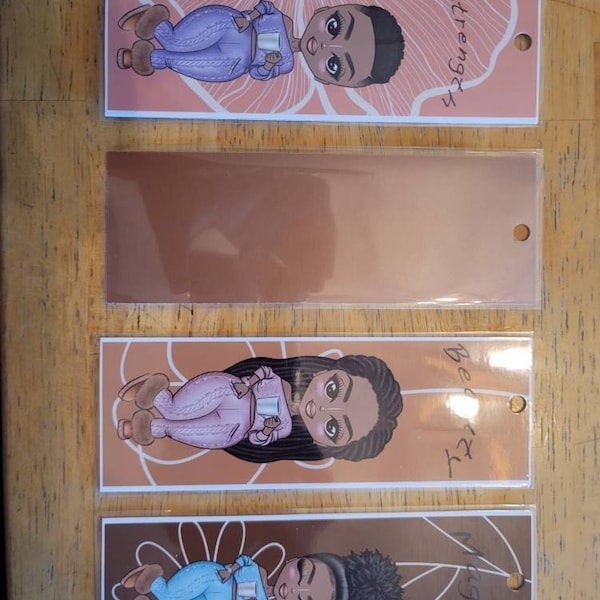 Black Girl Bookmarks | Black Woman Bookmark | Printable Bookmark ...