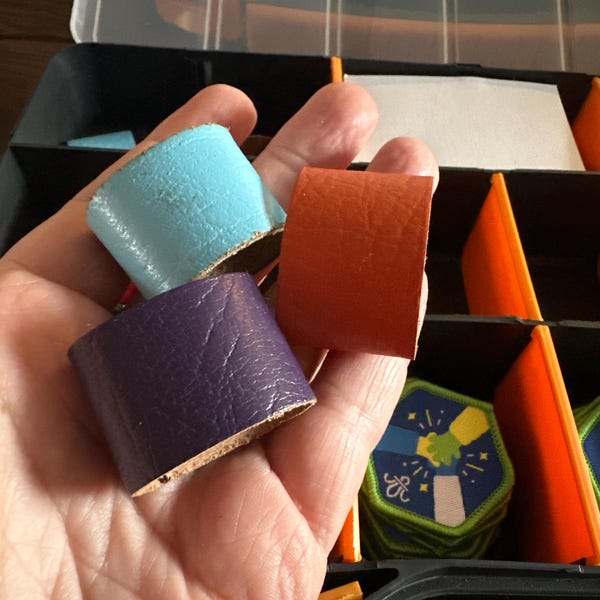 Leather Scout Woggle Double Plaited Leather Woggle With Press Stud - Etsy