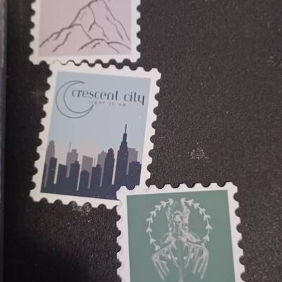 SJM Cities Stamp Sticker Pack VINYL STICKER Velaris City of Starlight ...