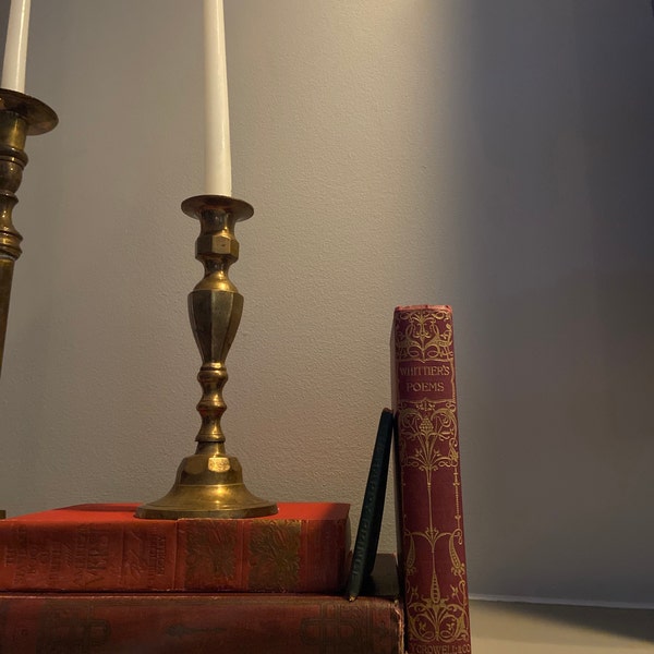 Little Leather Library 1920's Books Miniature Small Antique Decorative ...