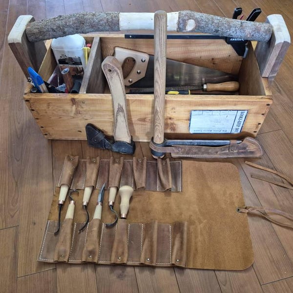 Universal Leather Tool Roll With 10 Pockets. Genuine Leather Crazy ...