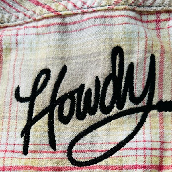 Howdy Embroidery Design, Western Embroidery Design, Machine Embroidery ...