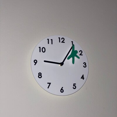 Bluntly Modern Design Solid Iroko Wood Grandfather Pendulum Wall Clock ...