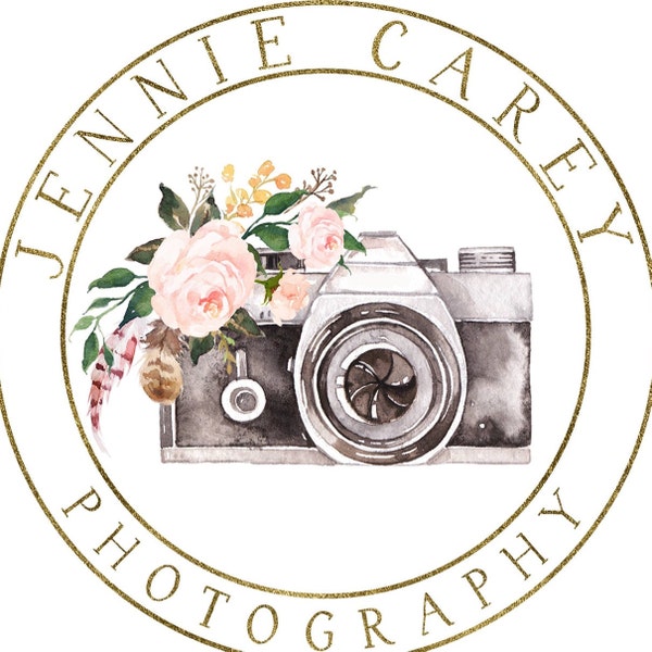 Mini Branding Package, Photography Logo and Watermark, Gold Foil and ...