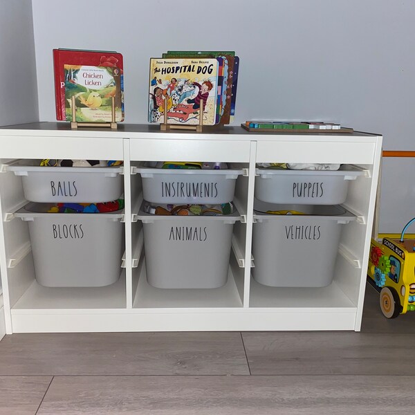 Toy Storage Labels | Organization Labels | Toy Bin Labels | Toy Box ...