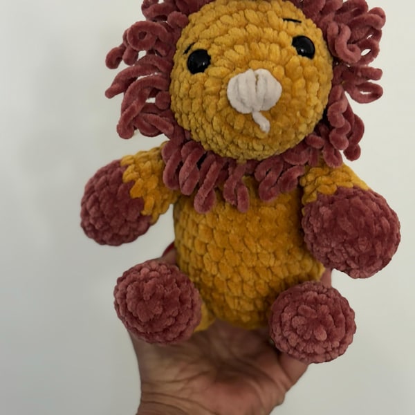 Leo the Lion Crochet Pattern Amigurumi Pattern Lion Pattern Zoo Crochet ...