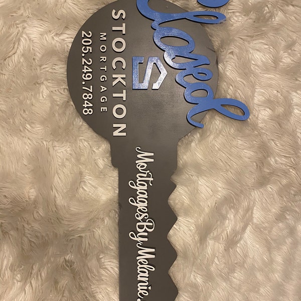 Custom Realtor Sold Key Sign – Personalized Realtor Marketing Tool ...