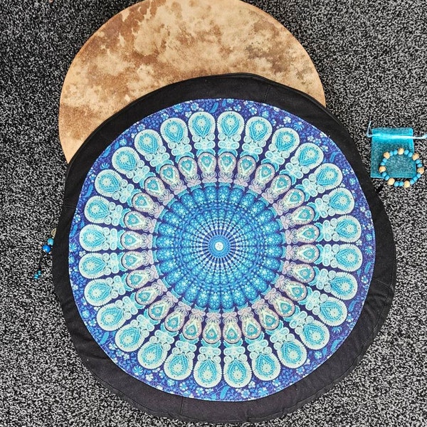 Golden Sun Drum Bag for 14 Frame, Shamanic Drums or Steel Tongue Drums ...