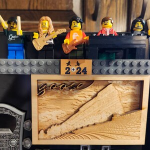 Grateful Dead Stage CUSTOM Made of Lego Bricks Jerry Garcia Phil Lesh ...