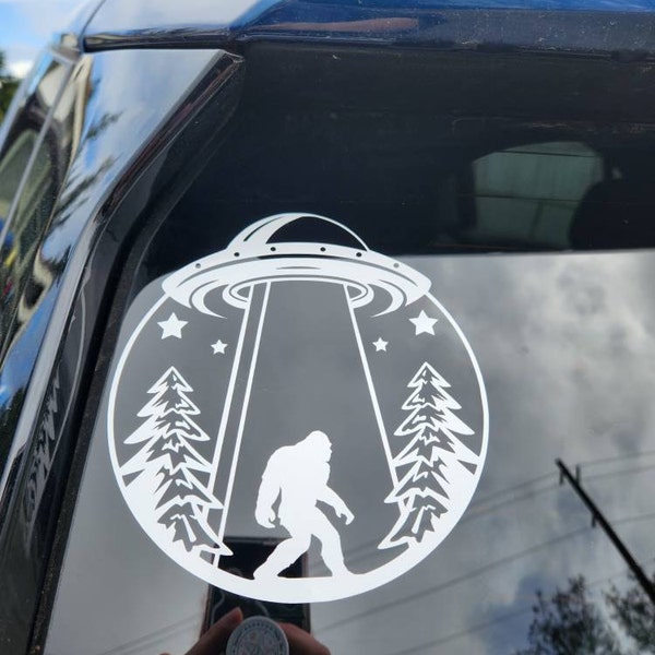 UFO Alien Mothership Vinyl Decal - Etsy