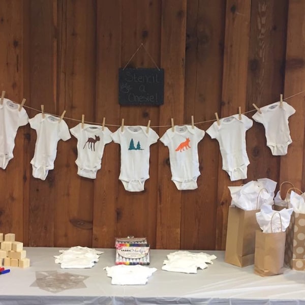 Twins Onesie Decorating Kit, Twins Iron on Transfers, Baby Shower Game ...