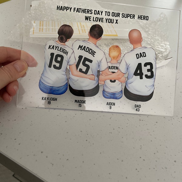 Fathers Day Football Gift, Fathers Day Print, Personalised Fathers Day ...