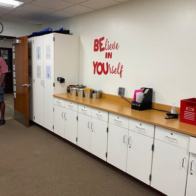 Believe in Yourself Wall Vinyl Decal Classroom Door Vinyl Decal School ...