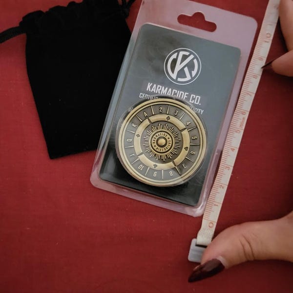 Tarot Wheel-unique Tarot Deck Coin, Fully Functional Spinning Tarot ...