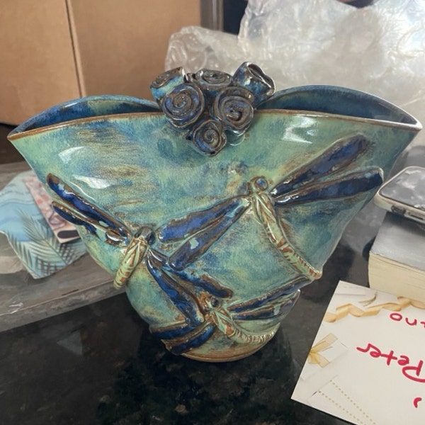 Three Frog Vase - Etsy