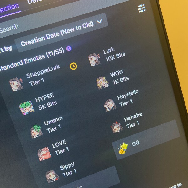 20 Emote Bases DIY, Emote Base Pack, Custom Chibi Anime Emote Template ...