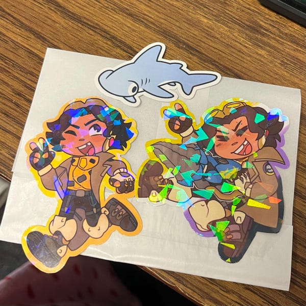 Venture OW - 2.8x3 Holographic Vinyl Overwatch Sticker - Etsy