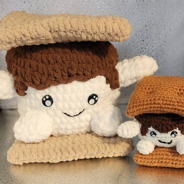 Smores Plush Crochet PATTERN - Amigurumi - Etsy