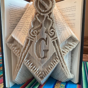 Monogram Book Folding - Etsy