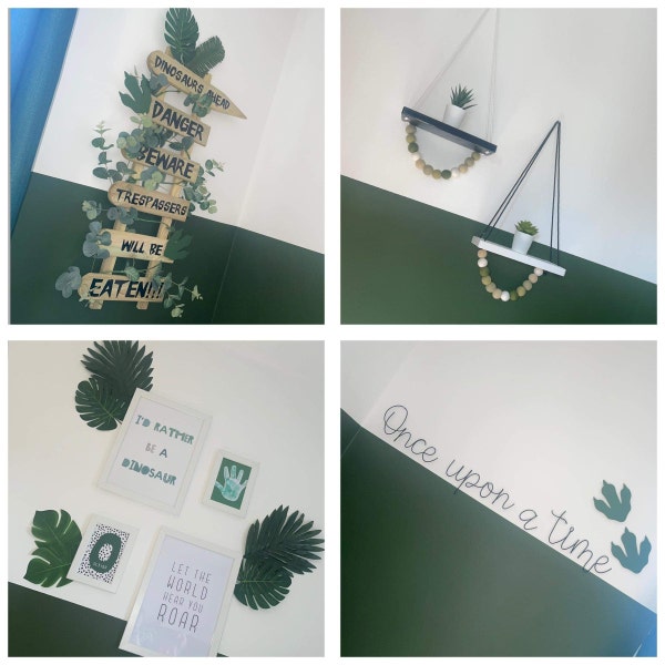 Once Upon a Time Sign Nursery Wall Art, Woodland Nursery Wall Decor ...