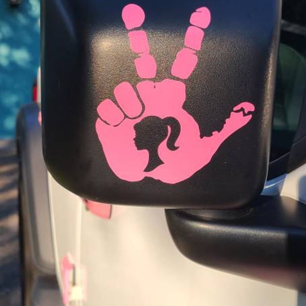 Hibiscus Flower Rear Hardtop Window Decal Fits Jeep Wrangler JKU JLU 4 ...