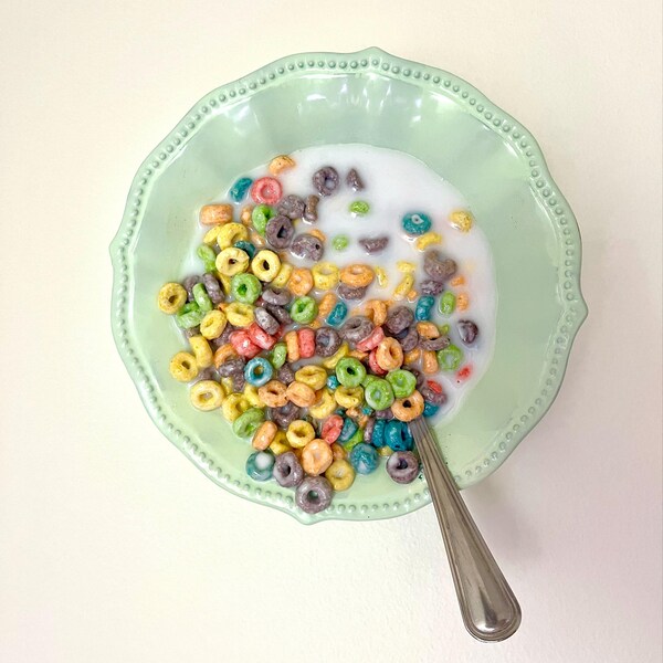 Hanging Faux Food Cereal Wall Art Decor Bespoke Lucky Charms Fruit ...