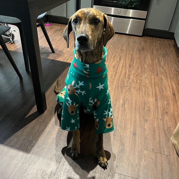 Dog Fleece Pajamas Pjs Jammies - Etsy