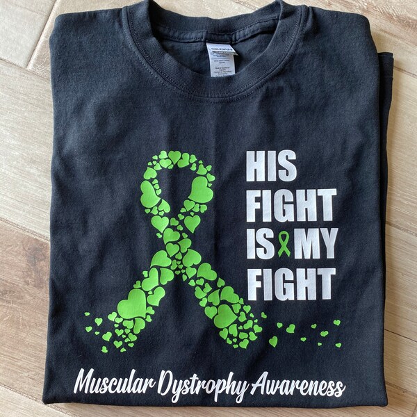 Digital SVG Design Download of His Fight is My Fight Muscular Dystrophy ...