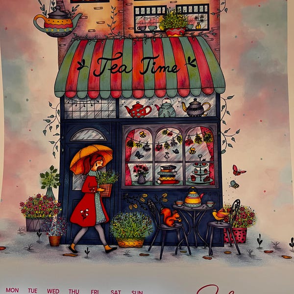 MAGIC LITTLE HOUSE Illustration / Drawing / Print / Poster / Fine Art ...