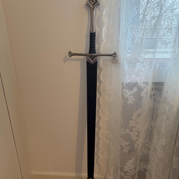 Real Medieval Viking Damascus Steel Handmade Sword With Scabbard ...