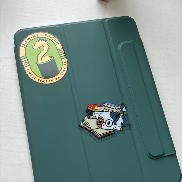 Math Cat Sticker CLEAR Sticker - Etsy
