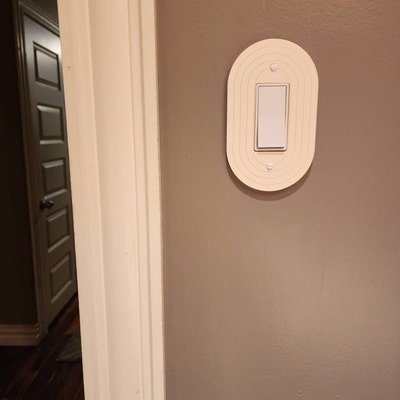 Minimalist Oval Light Switch Plate Cover Multiple Options - Etsy