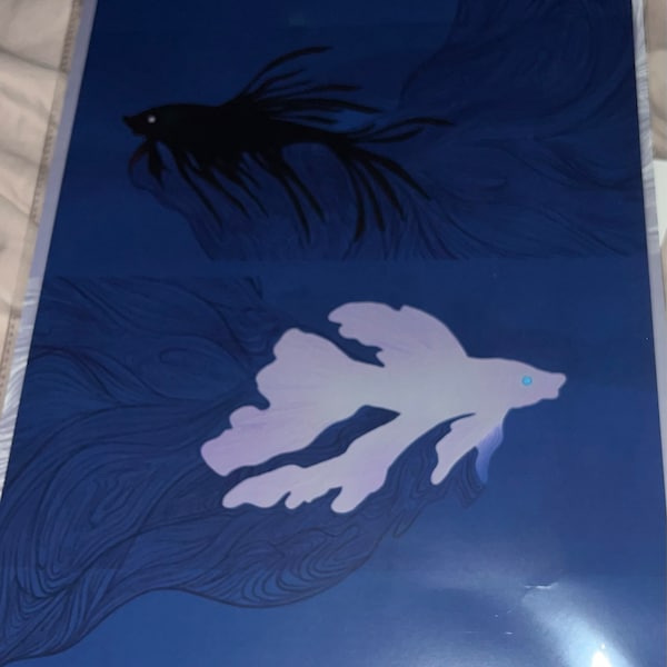 Betta Fish JJK | Anime Art Print Fanart Poster - Etsy