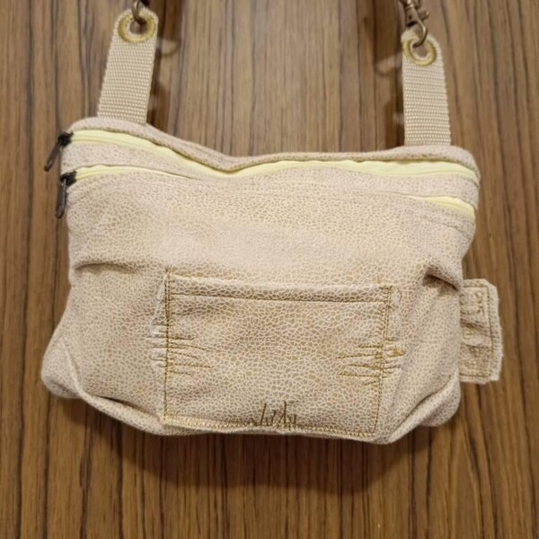 In the Hoop Zipper Bag 5x7'' With Slip Pocket & Patch Pocket, ITH ...