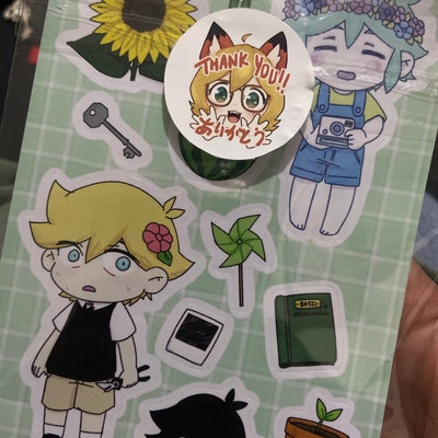 Omori Character Vinyl Sticker Sheets - Etsy
