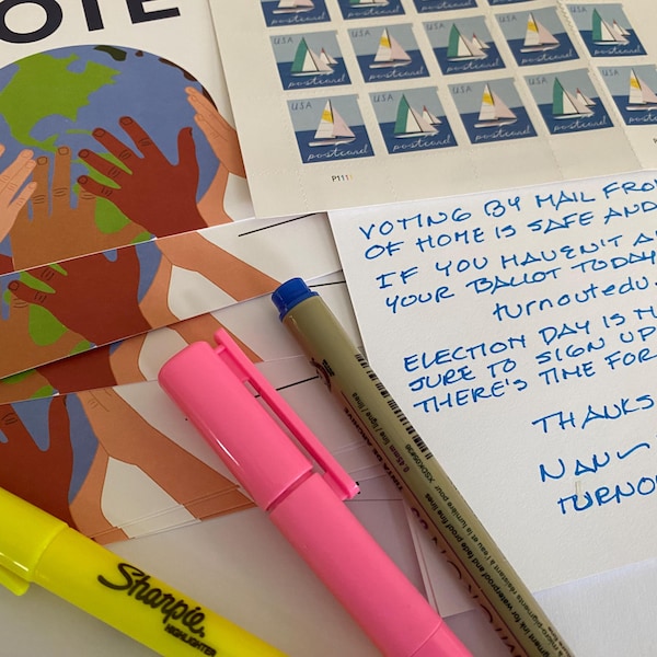 Voter Postcards Dont Just Vent Vote Patriotic United States Voting ...