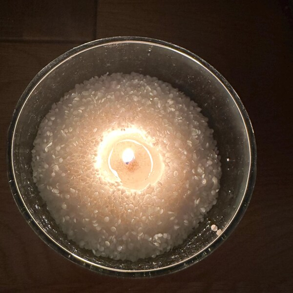 Candle Sand 4.5 Kg/10lb +200 Wicks: Pearled, White, Scent-free Powder ...