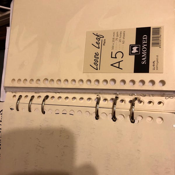 Loose Leaf Paper, Ring Binder, Notebook, Planner Refill, Refills ...