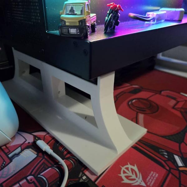 Computer Tower Stand: Heavy Duty Riser Feet - Custom Colors - Etsy