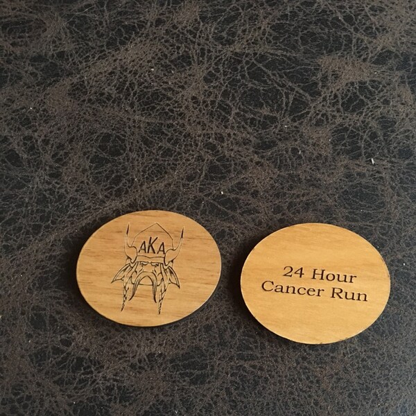 Custom 1.5 Inch Wood Coins - Etsy